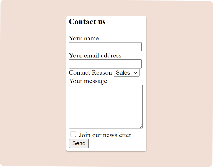 How To Create An Html Contact Form