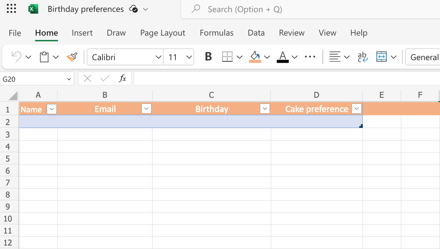 How To Create A Form In Excel In Steps