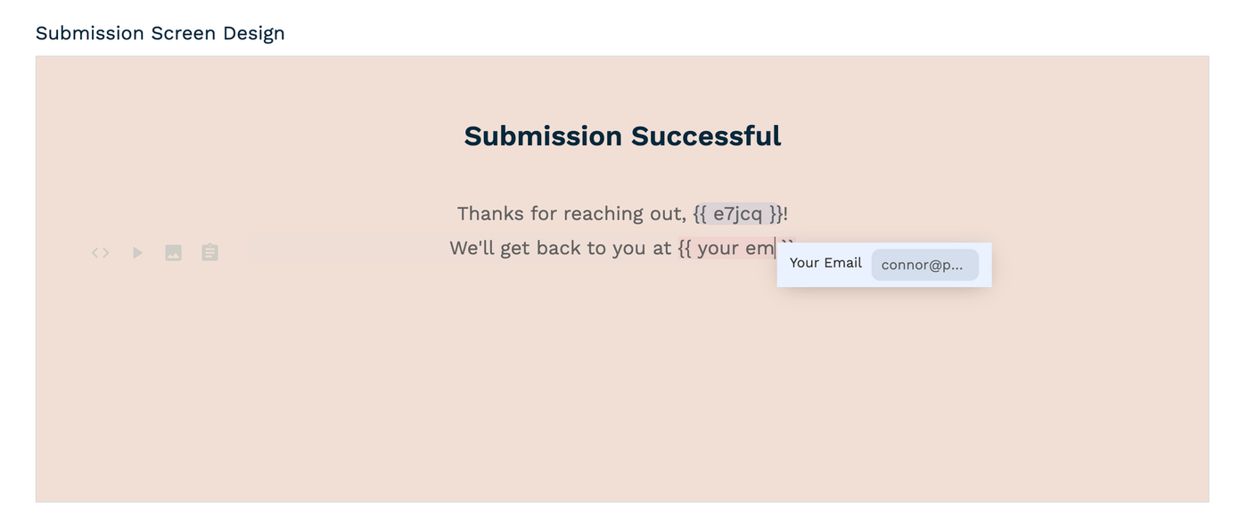 How can I show answers on the success page? | Paperform Help Center