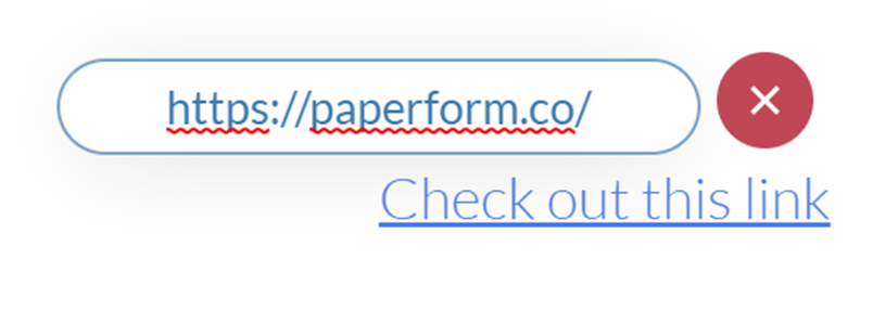 Can I hyperlink a URL on my form? | Paperform Help Center