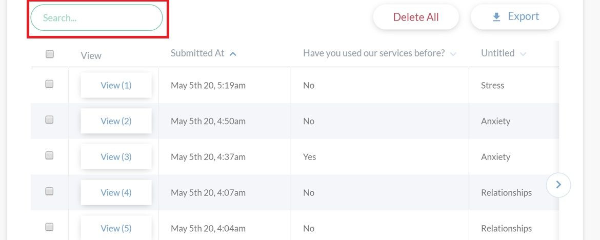 What action can I take to find duplicate submission entries ...