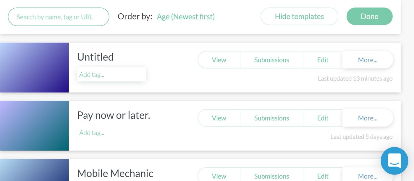 How do I tag a form? | Paperform Help Center