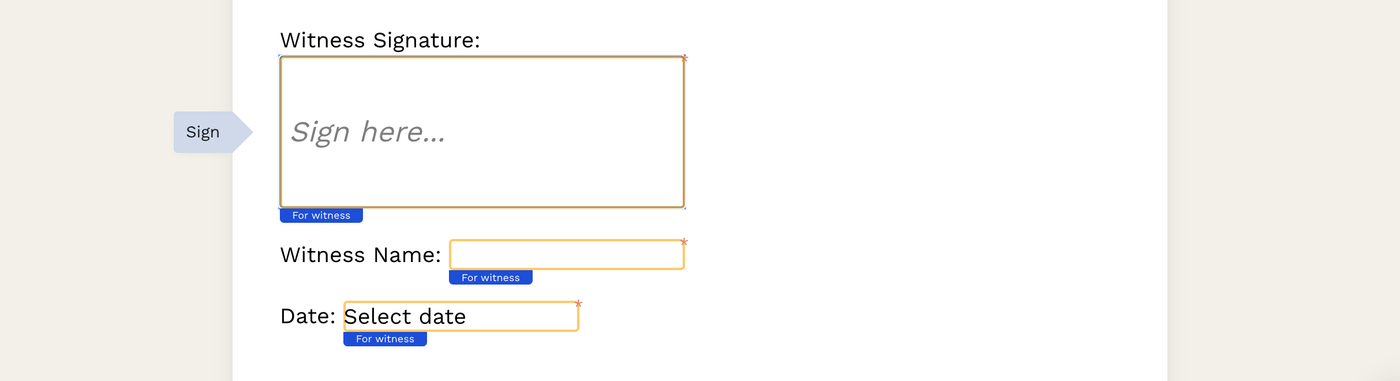 What types of fields are supported in Papersign, and how are they ...
