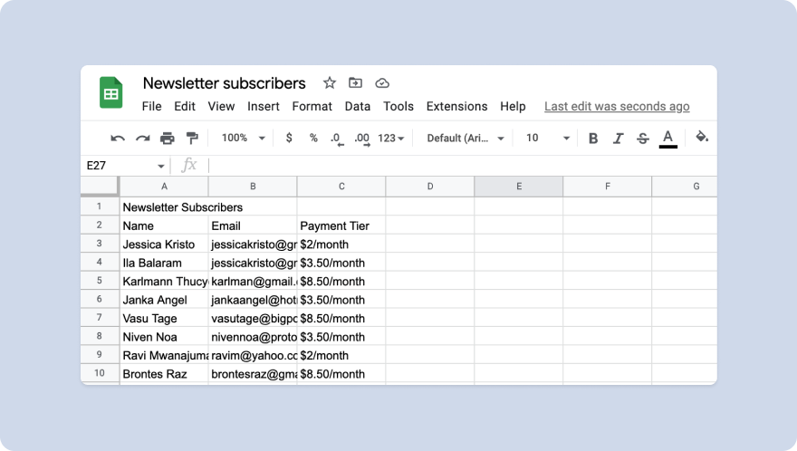 How to Merge Cells in Google Sheets