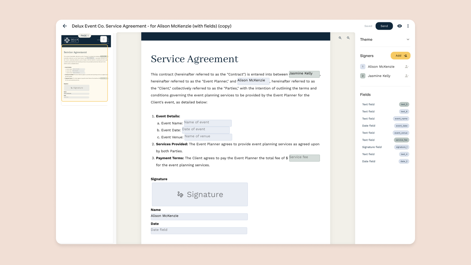 How to electronically sign a PDF on Mac