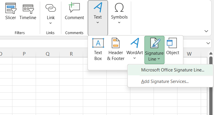 How To Insert An Electronic Signature In Microsoft Excel
