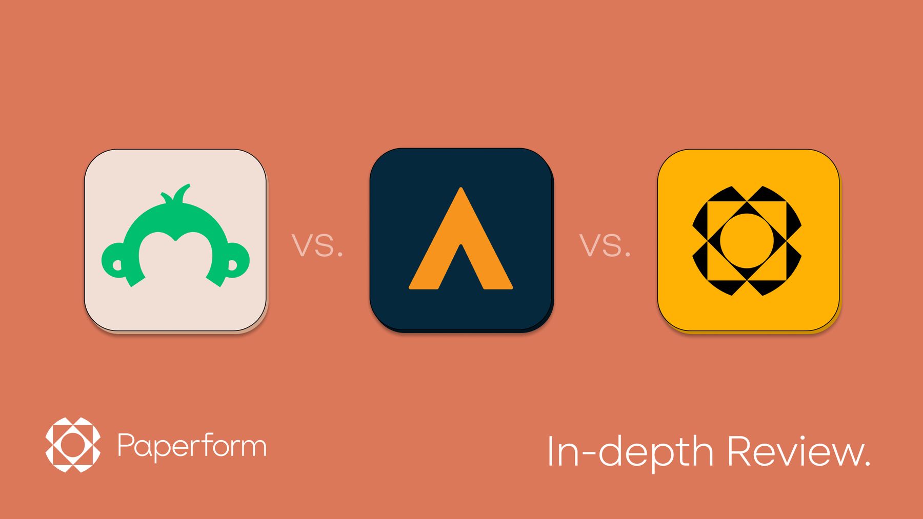 In depth Review SurveyMonkey Vs Alchemer Vs Paperform