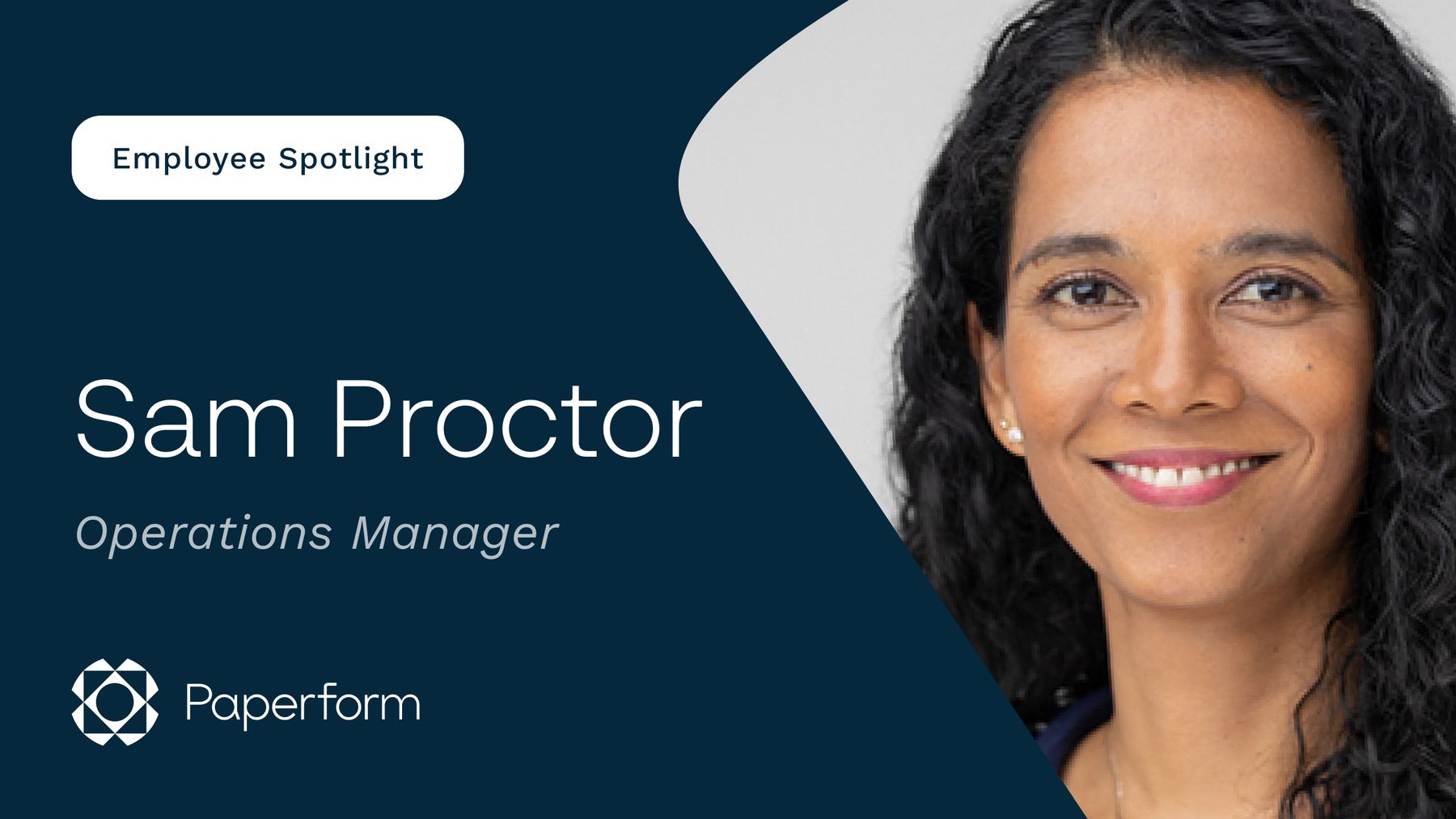 Employee Spotlight: Sam Proctor, Operations Assistant