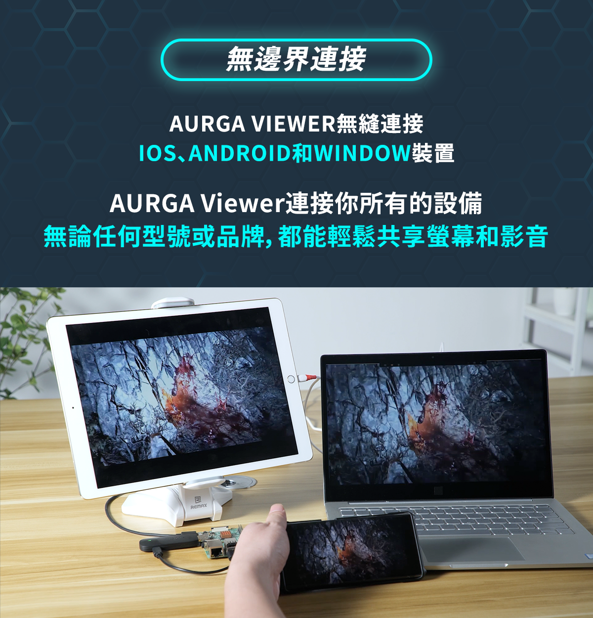 AURGA Viewer 無線平板螢幕延伸器 | 台灣早鳥優惠登記中