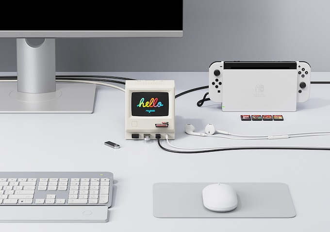 RayCue Mac 128K: 14 in 1 Retro Style Multifunctional Dock Display｜Malaysia Exclusive Early Bird ...