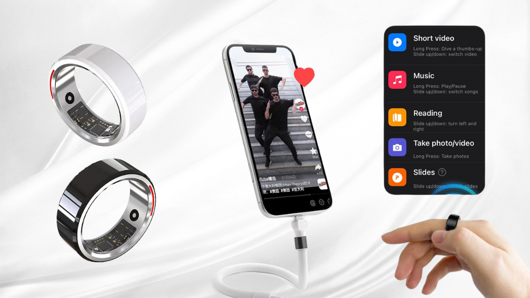 AIZO Ring 遠端遙控 X 健康生活 全方位智能戒指｜香港首發集購