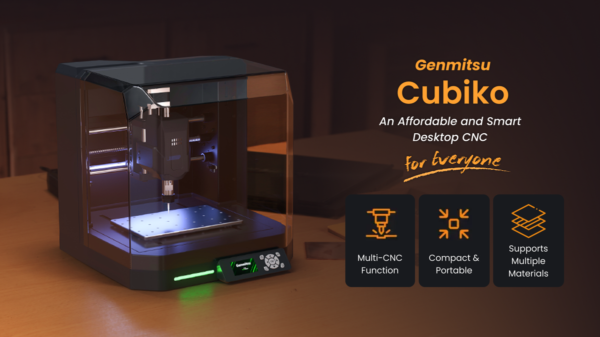 Genmitsu Cubiko | Affordable And Smart Desktop CNC for Everyone