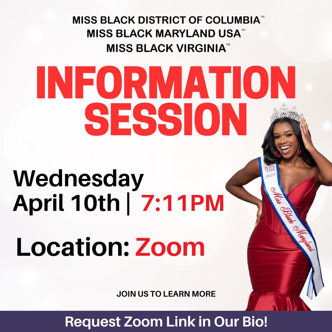 Miss Black DMV USA Virtual Information Session