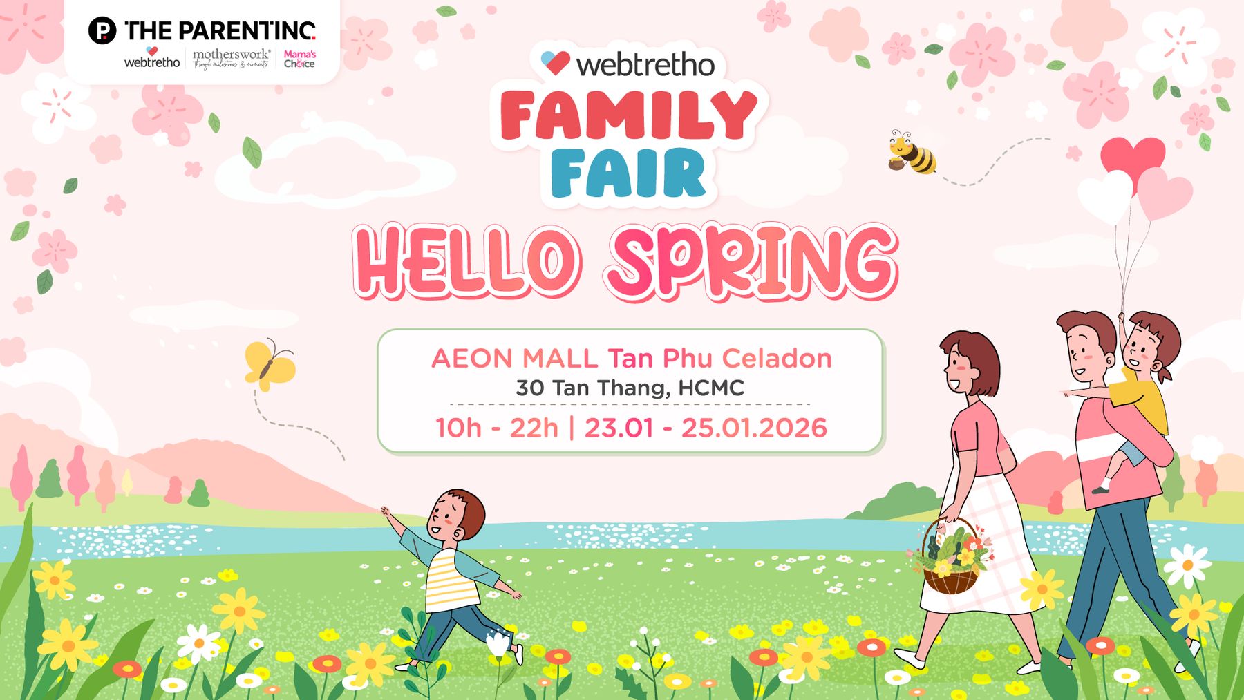 🎉 [ĐĂNG KÝ] WEBTRETHO FAMILY FAIR 5 – HELLO SPRING! 🎉