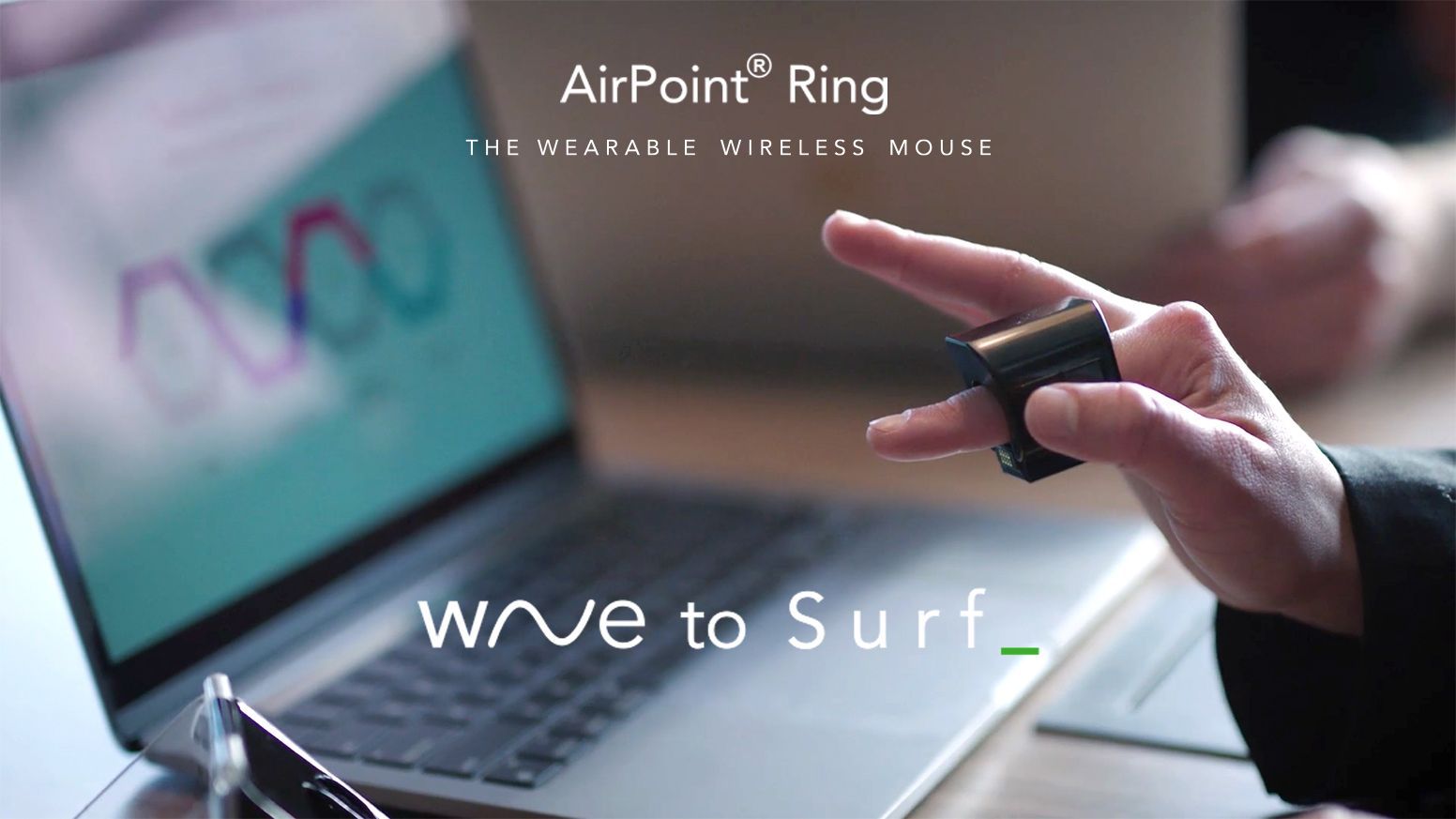 Magnima AirPoint® Ring | Wearable wireless mouse & air gesture presenter