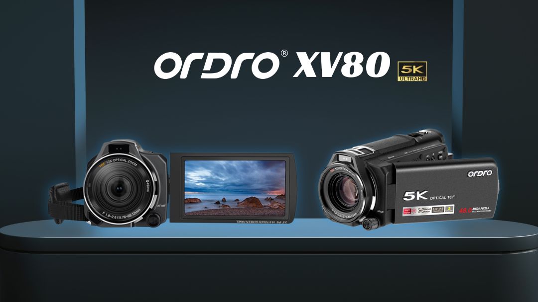 Ordro XV80 5K超清X長續航 全天候攝影機｜香港首發集購