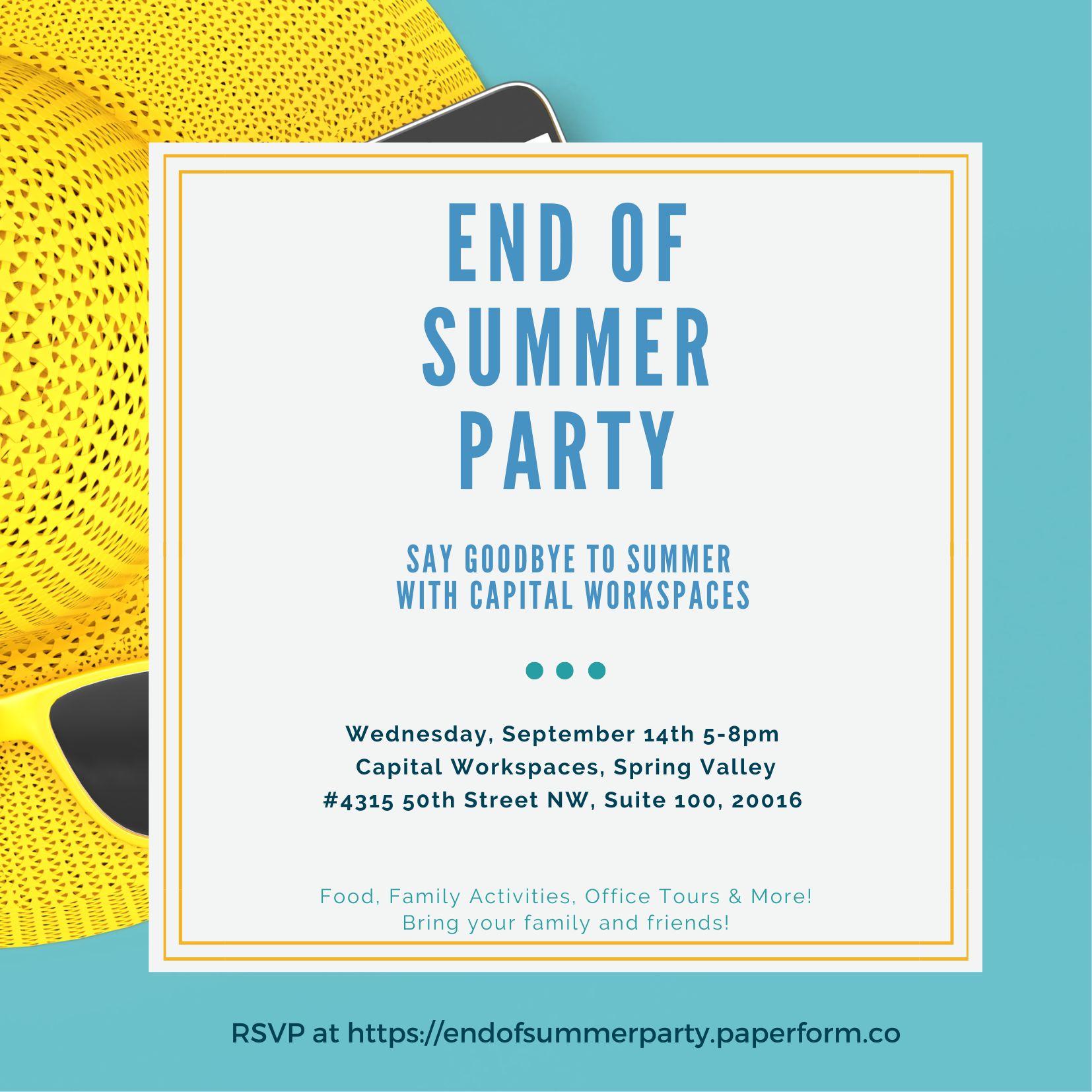 CW End of Summer Party!