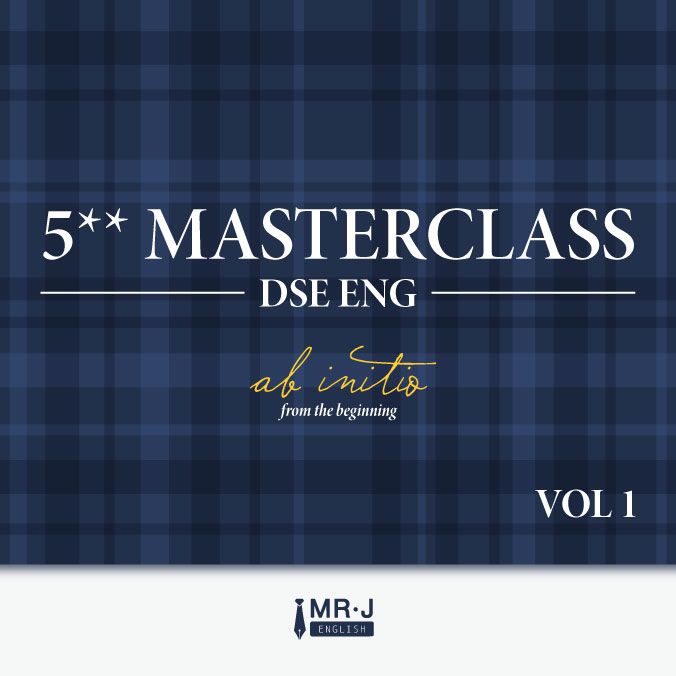 Mr. J 👔 DSE ENG：5** MASTERCLASS | 留位表格