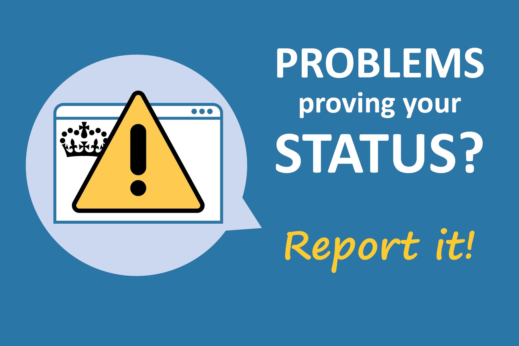 Problems with digital immigration status? Report it here | the3million